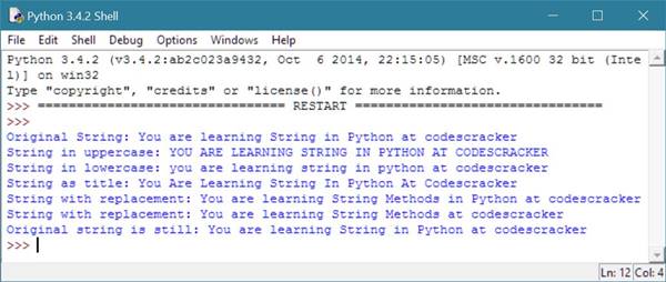 Python Strings